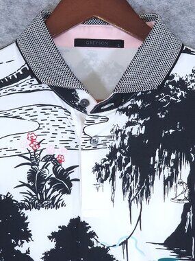 Greyson | Shirts | Greyson X Pinehurst Angel Oak Golf Polo Large White ...